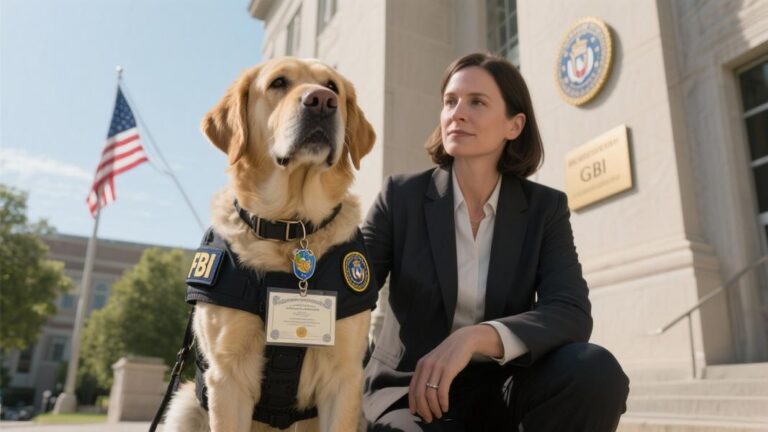 FBI Crisis Response Dog Gio Retires After 10 Years of Healing Trauma ...